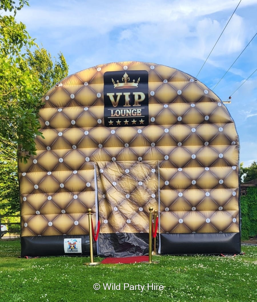 Gold VIP Inflatable Nightclub Premium Package Hire - VIP Experience